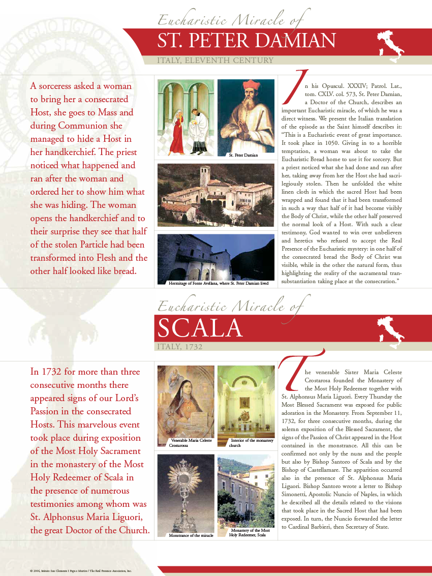 Italy – S. Peter Damian – Eucharistic Miracles of the World.org