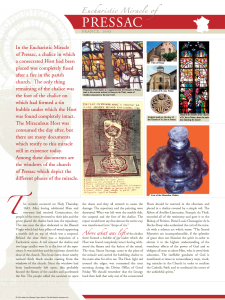 France – Pressac – Eucharistic Miracles of the World.org